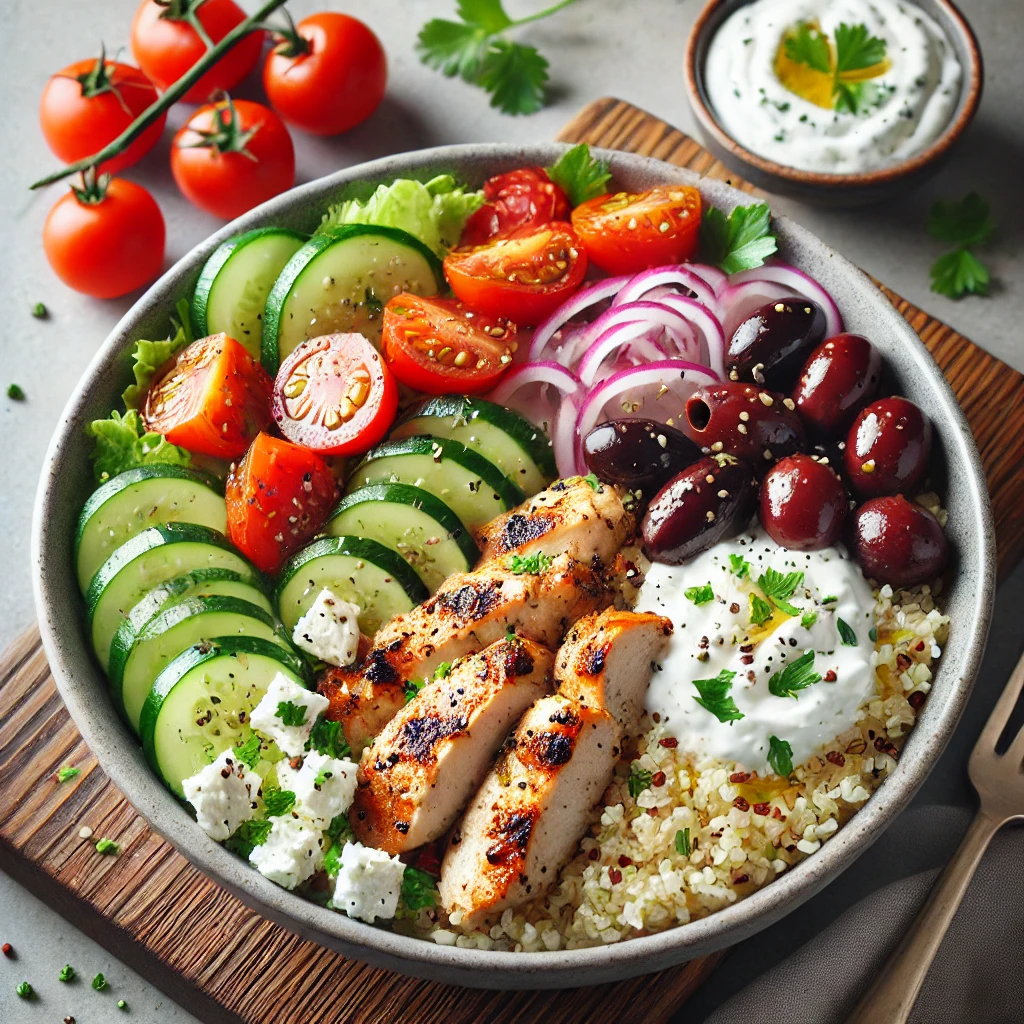 Greek Chicken Souvlaki Bowls: A Healthy, Flavor-Packed Mediterranean ...