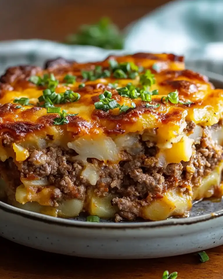 Loaded Potato Meatloaf Casserole