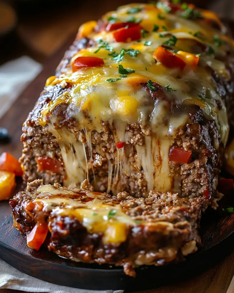 Philly Cheesesteak Meatloaf