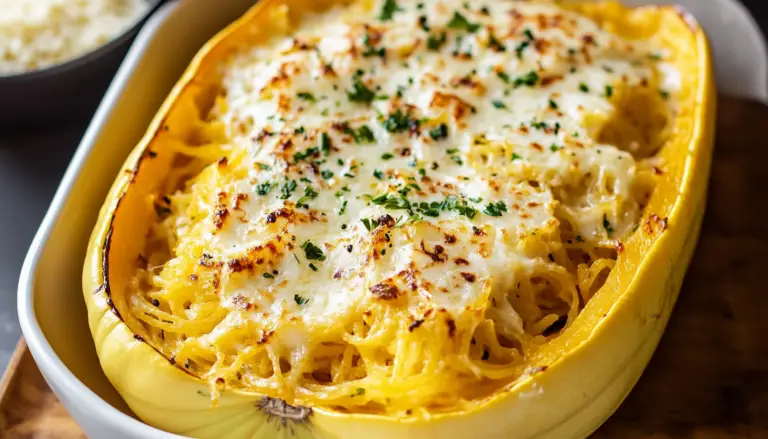Spaghetti Squash Alfredo