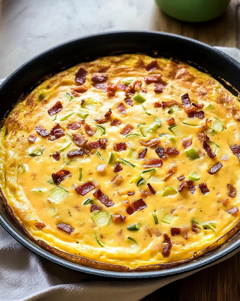 Bacon and Leek Frittata