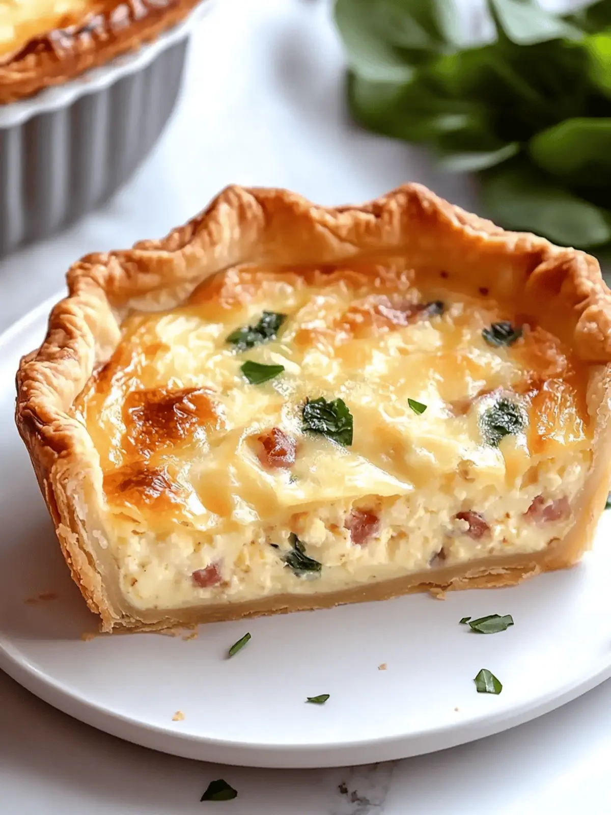 Easy Creamy Puff Pastry Quiche Lorraine – A Delicious Brunch