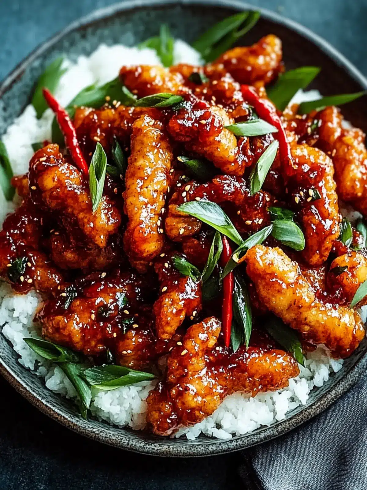 Irresistible Dragon Chicken in Spicy Sweet Sauce