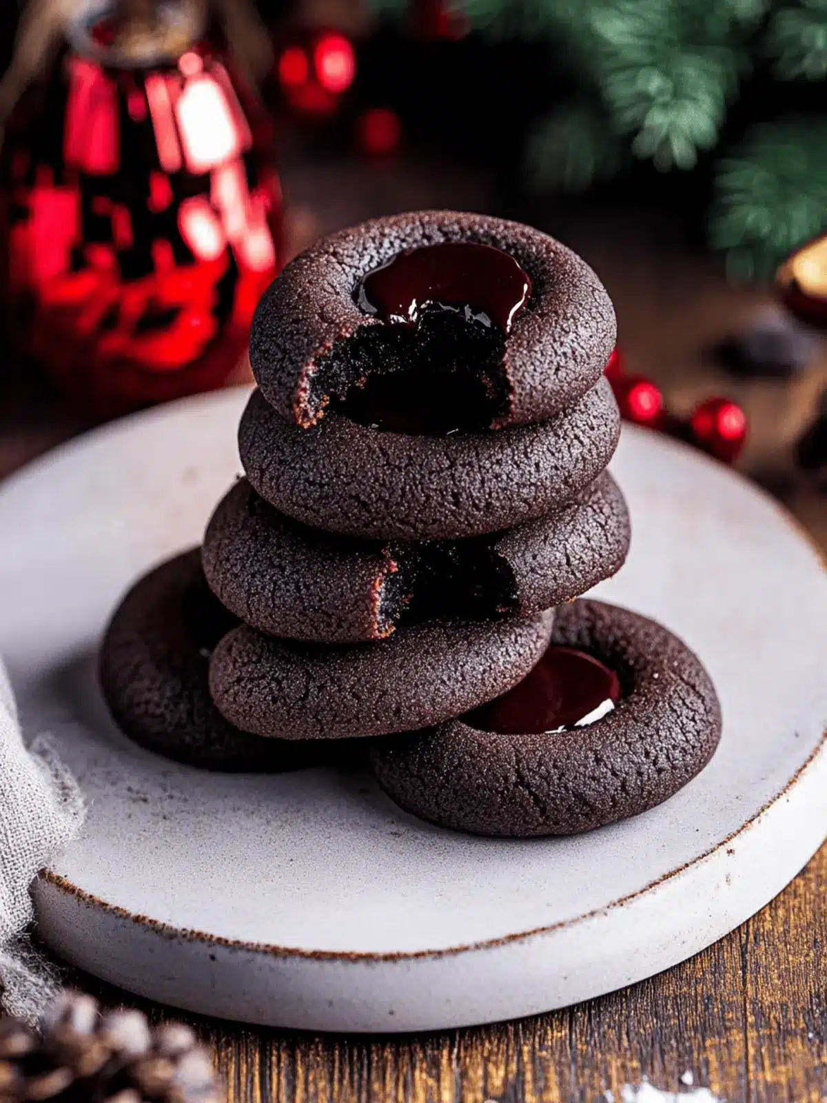 Easy Chocolate Thumbprint Cookies for Irresistible Delight