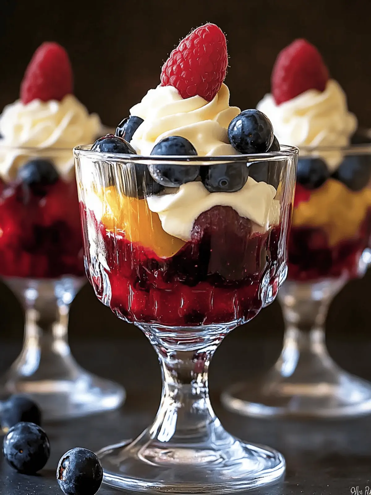 Delightful Mini Trifles with Fresh Fruits and Cream – Irresistible Dessert