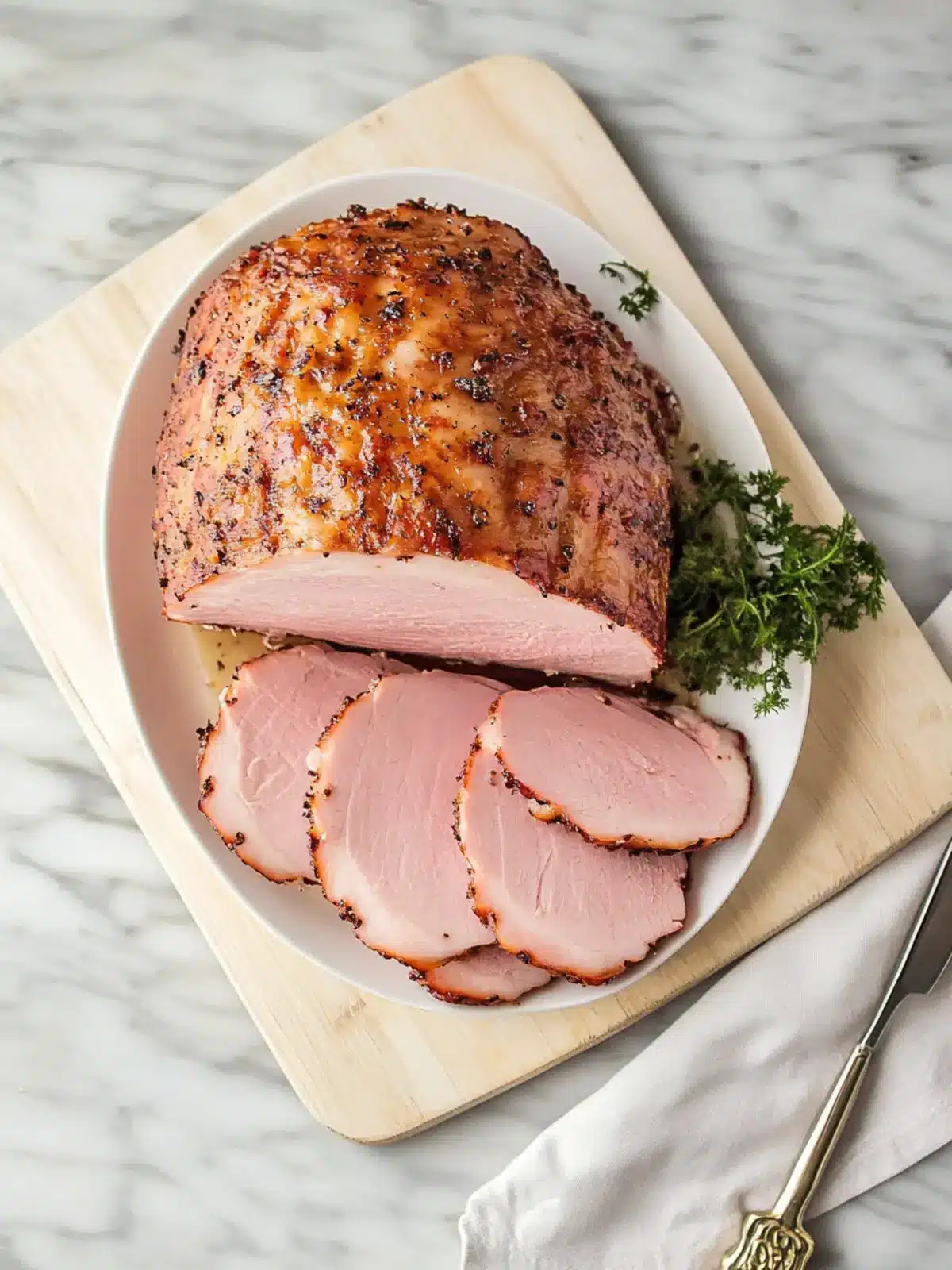 Irresistible Easter Ham with Mustard Glaze in 40 Minutes