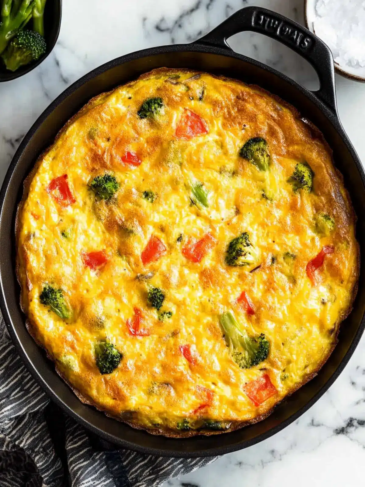Easy Frittata: Delicious Vegetable Dish for Homemade Brunch