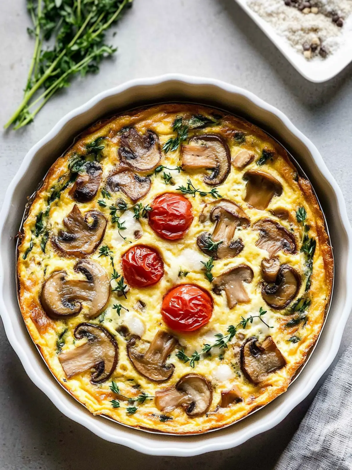 Irresistible Mushroom Frittata for a Delicious Brunch Delight