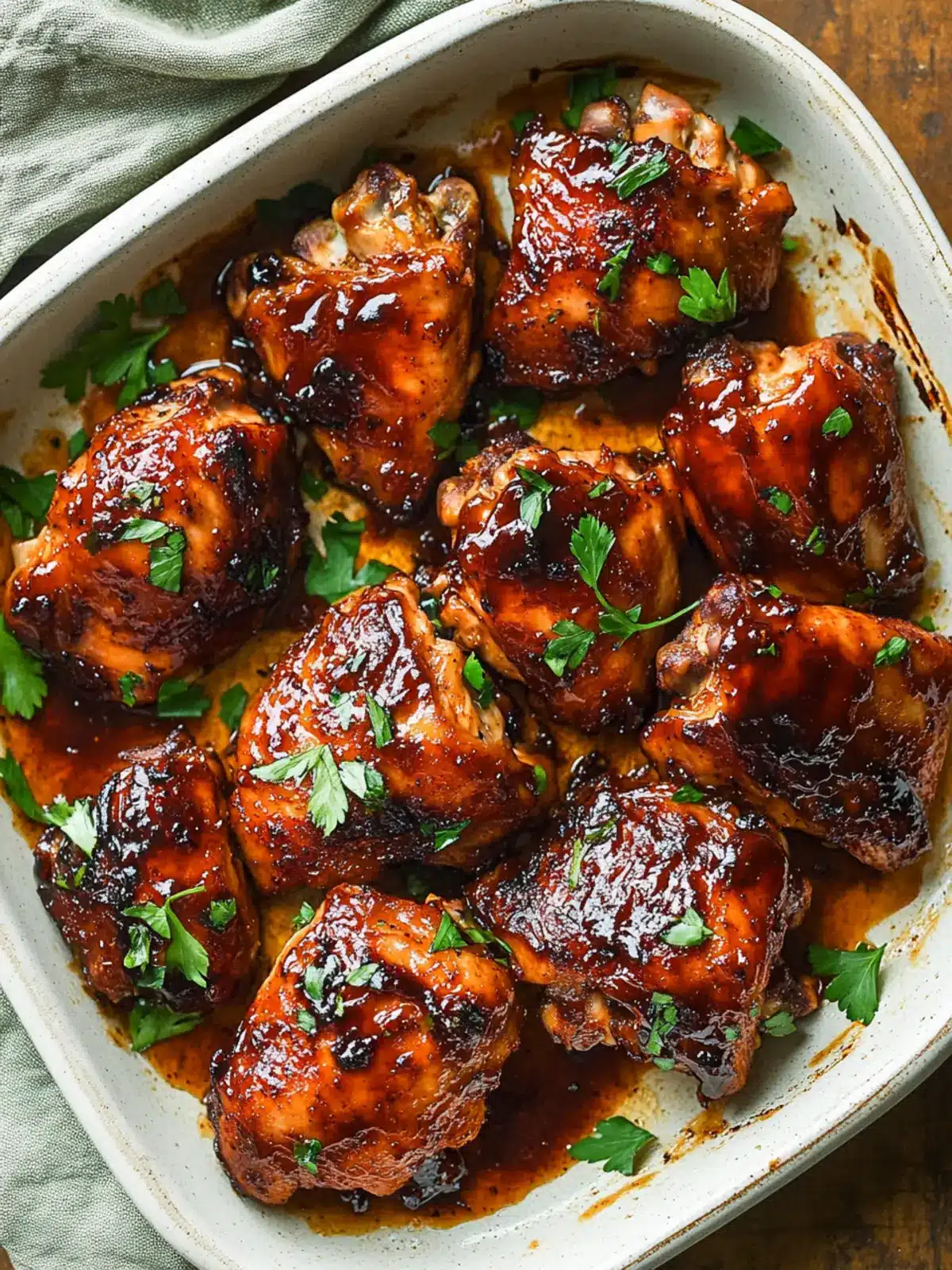 Caramelized BBQ Chicken Thighs in the Oven for Ultimate Flavor