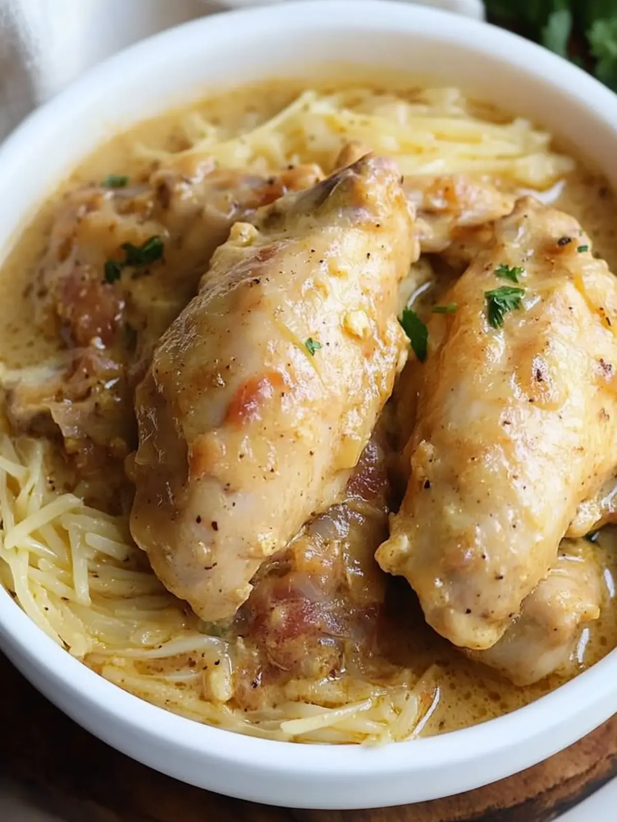 Irresistible Slow Cooker Angel Chicken with Creamy Sauce