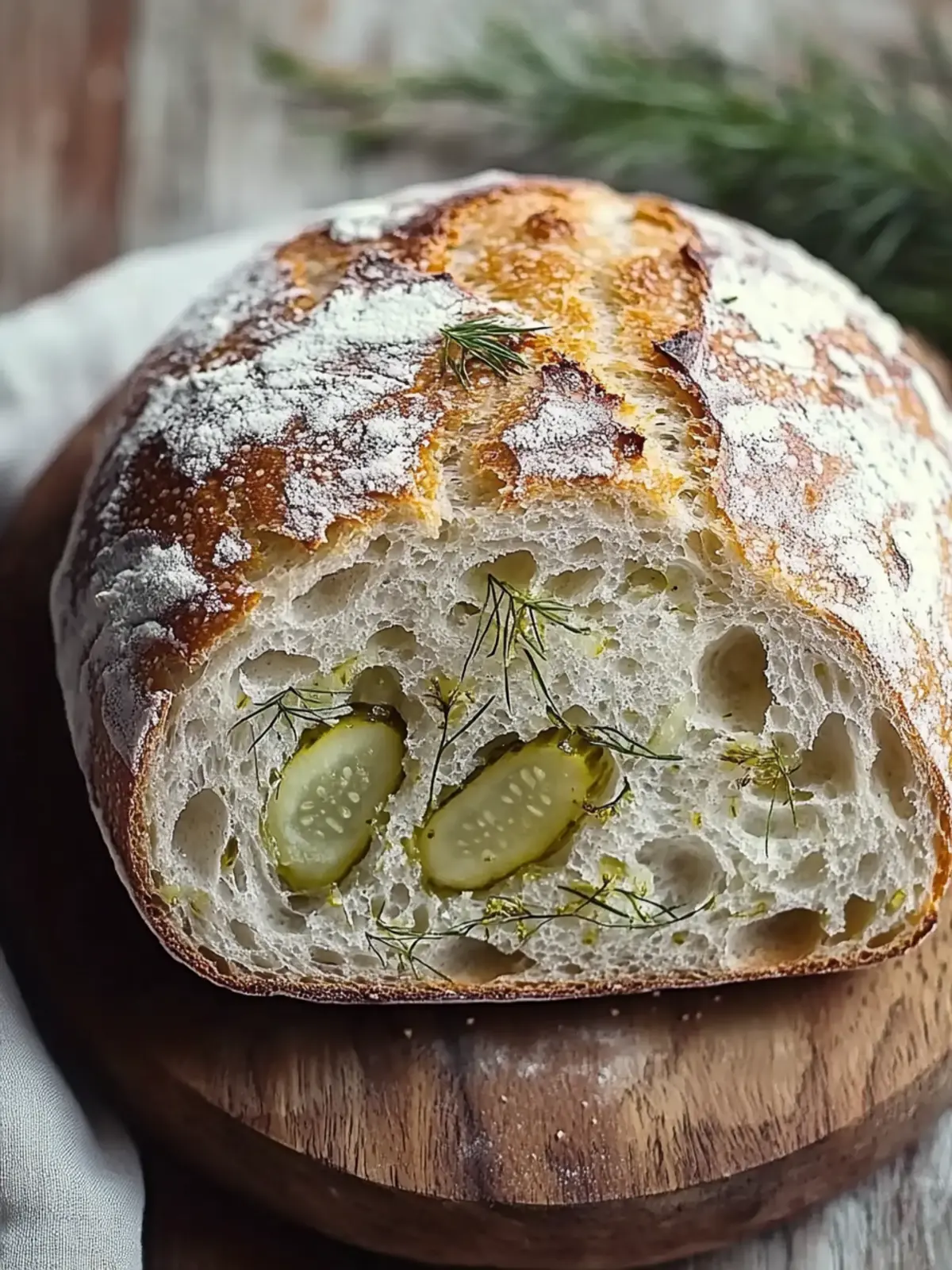 Easy Dill Pickle Sourdough Bread: A Deliciously Tangy Twist