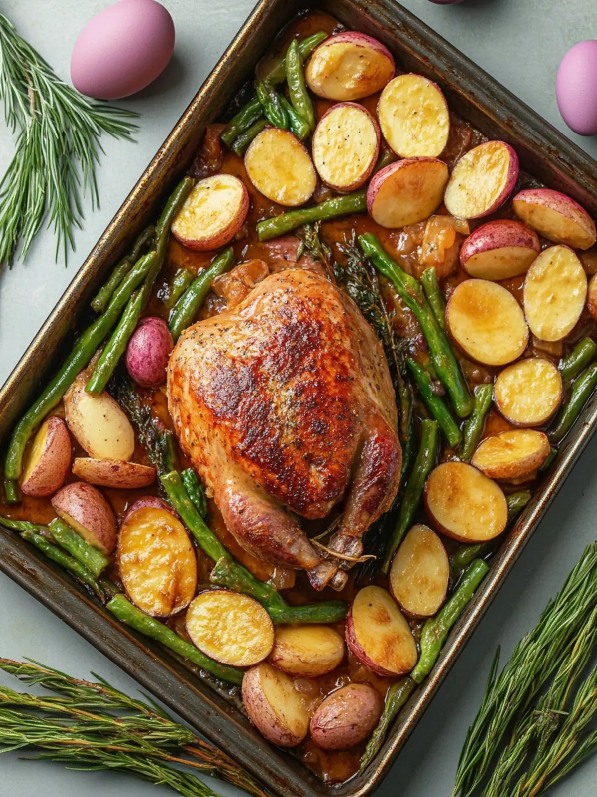 Easter Dinner on a Sheet Pan: Easy Ham and Pineapple Delight