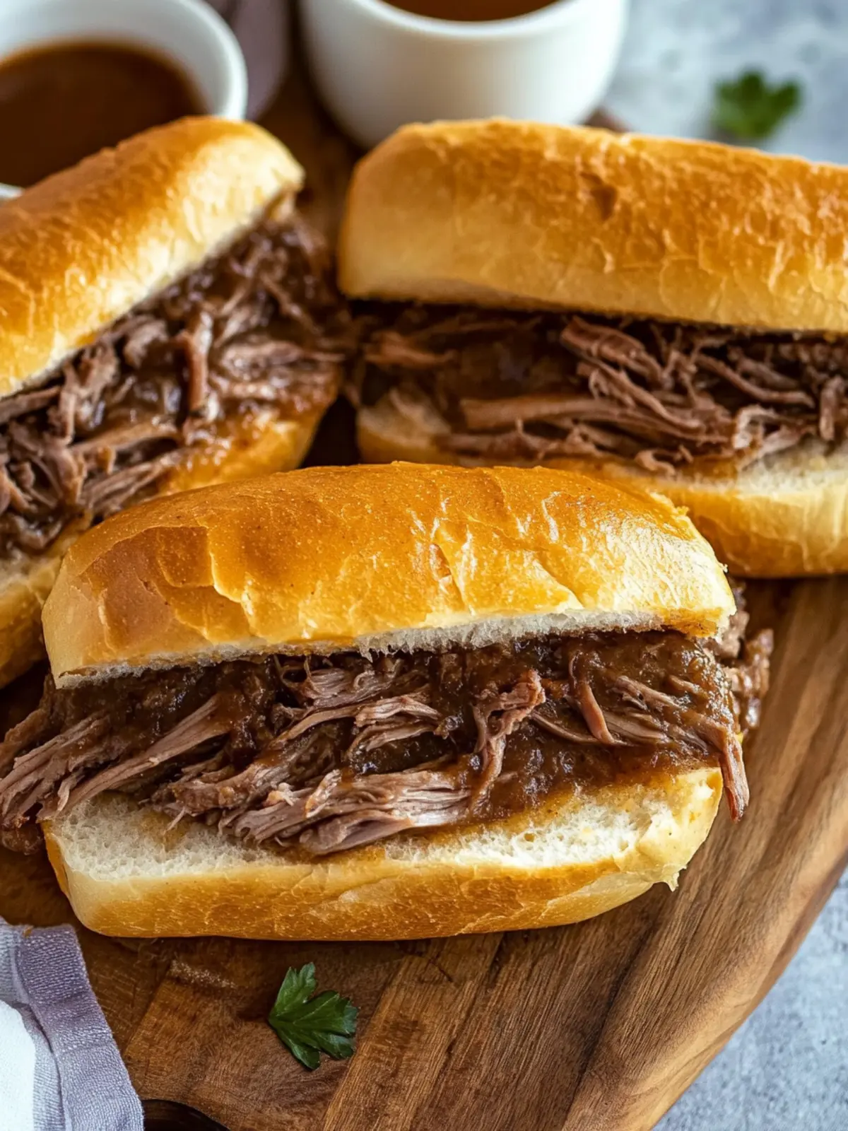 Ultimate Crock Pot French Dip Sandwiches That Are Delicious