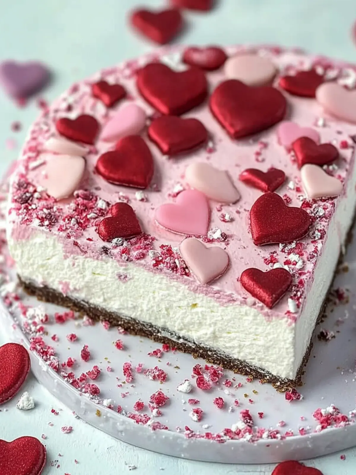 Irresistible Valentine’s Day Cheesecake for Sweethearts