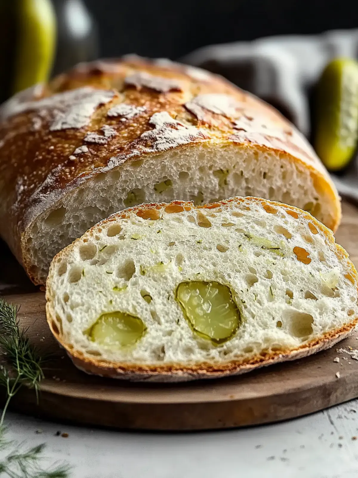Easy Dill Pickle Sourdough Bread: A Deliciously Tangy Twist