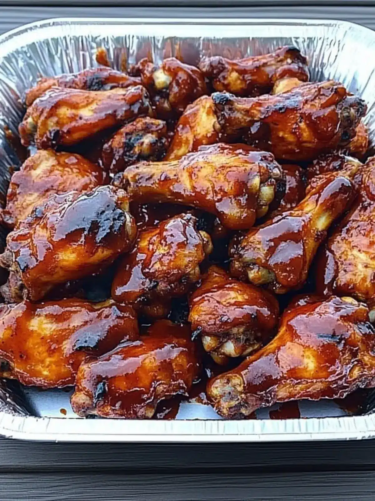 Irresistible 3 Ingredient Crockpot BBQ Chicken Wings