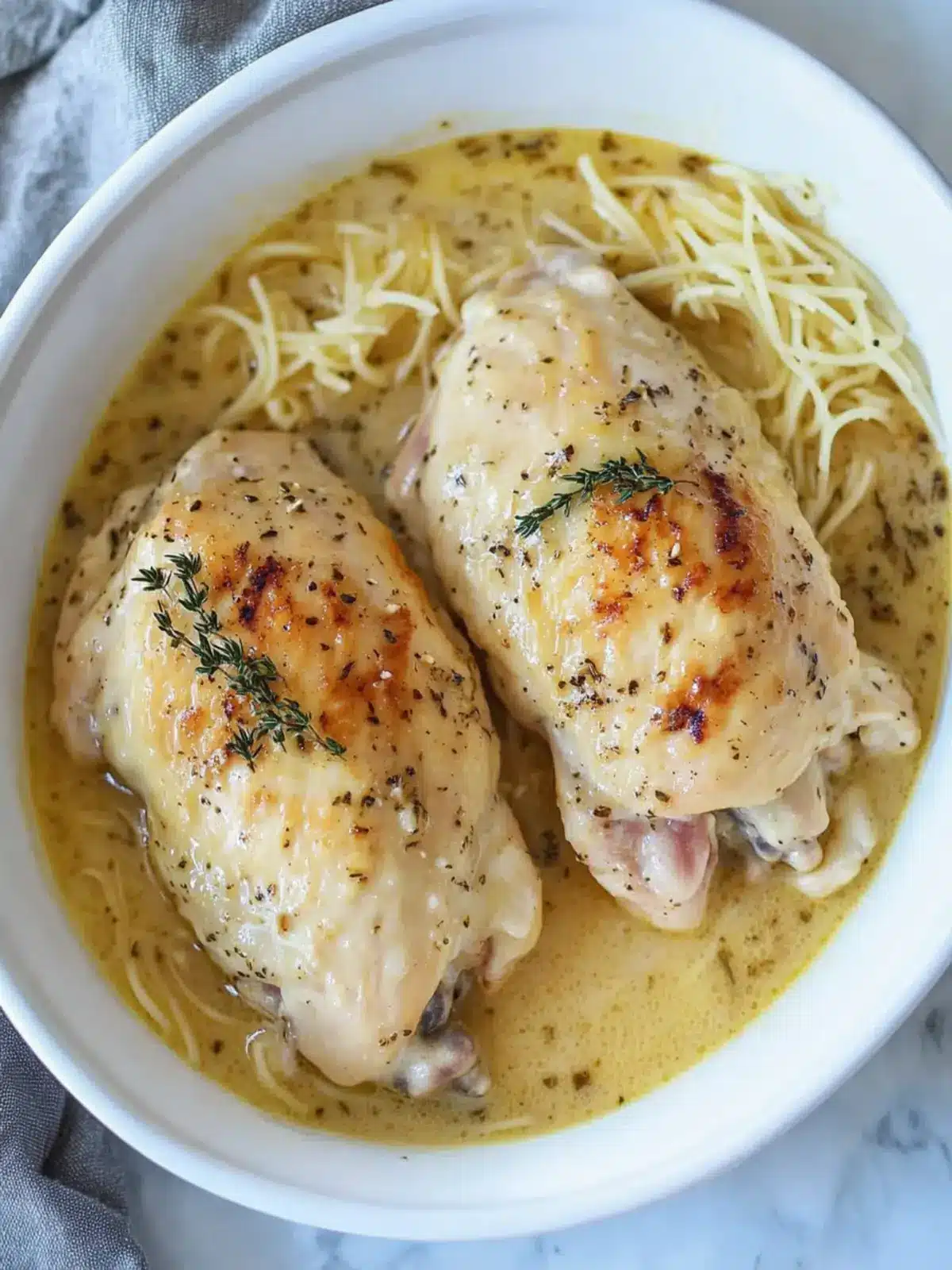 Irresistible Slow Cooker Angel Chicken with Creamy Sauce