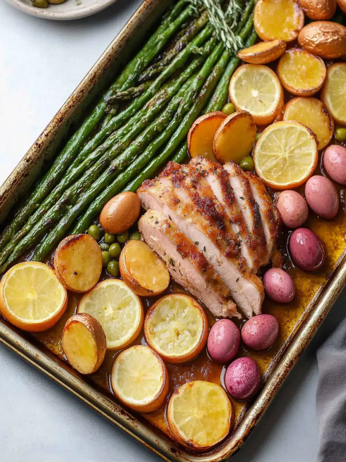 Easter Dinner on a Sheet Pan: Easy Ham and Pineapple Delight