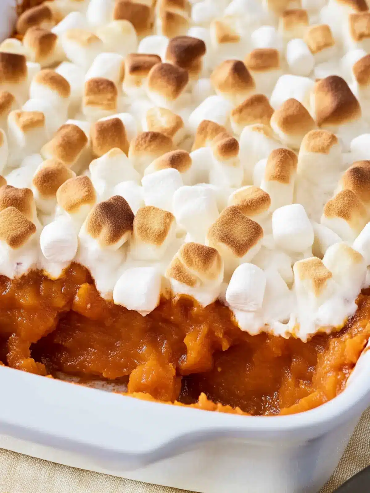 Irresistible Sweet Potato Casserole with Marshmallows Recipe