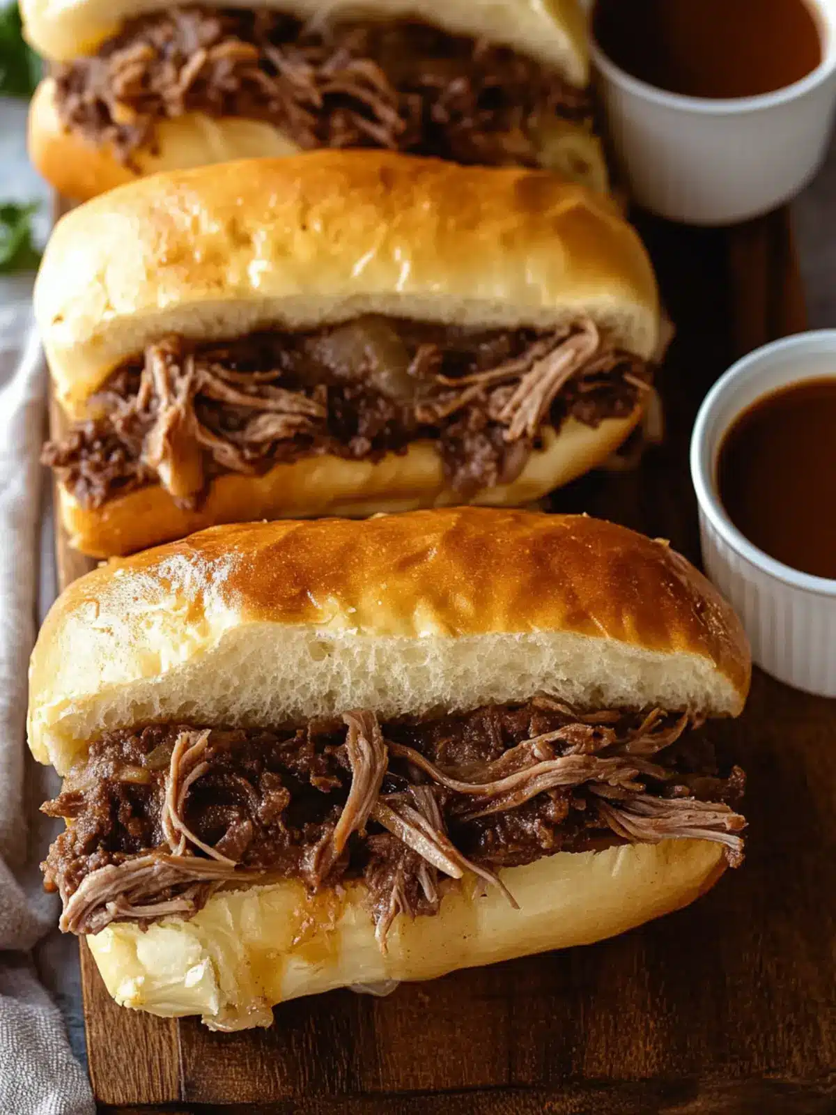 Ultimate Crock Pot French Dip Sandwiches That Are Delicious