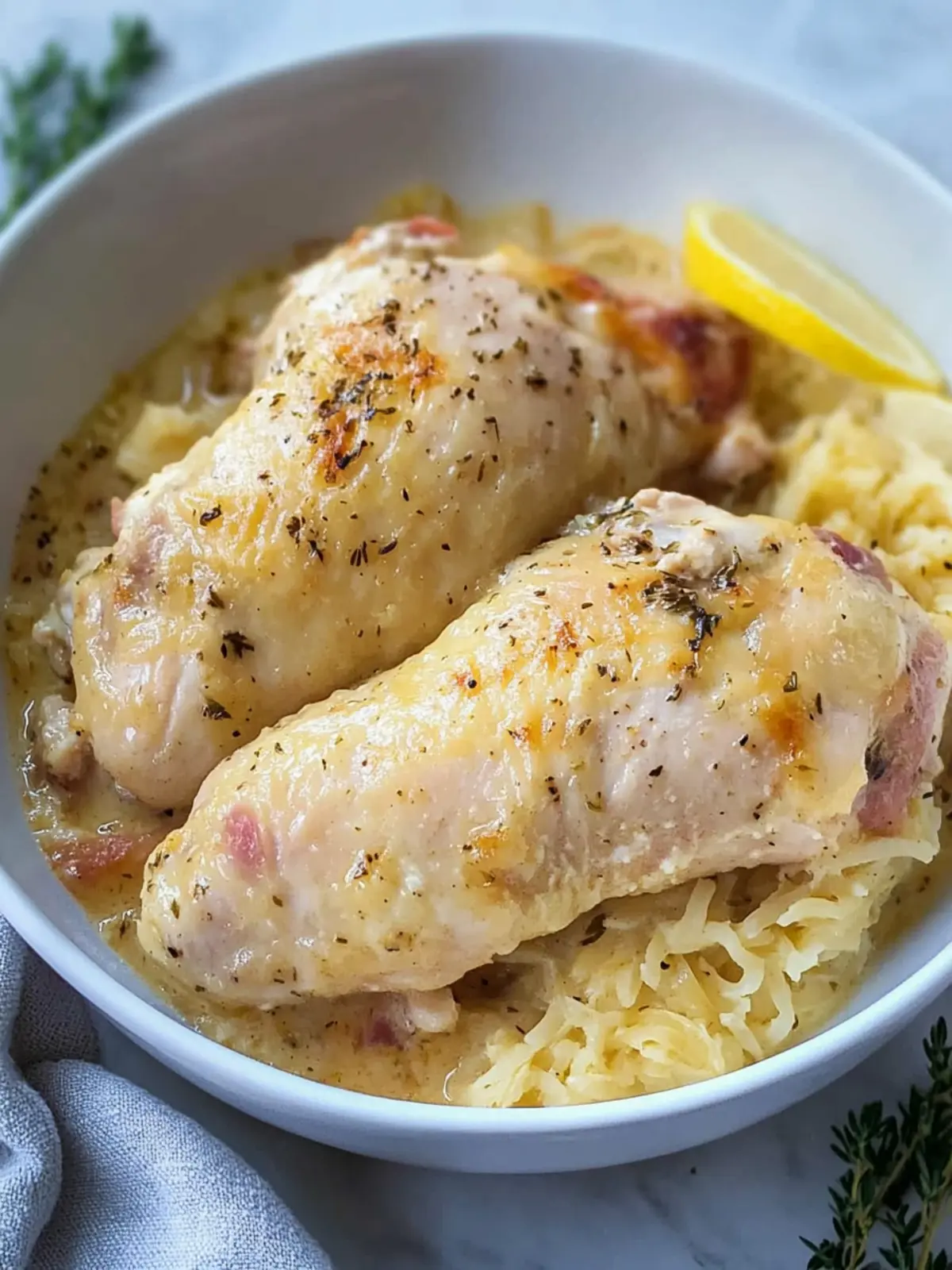 Irresistible Slow Cooker Angel Chicken with Creamy Sauce