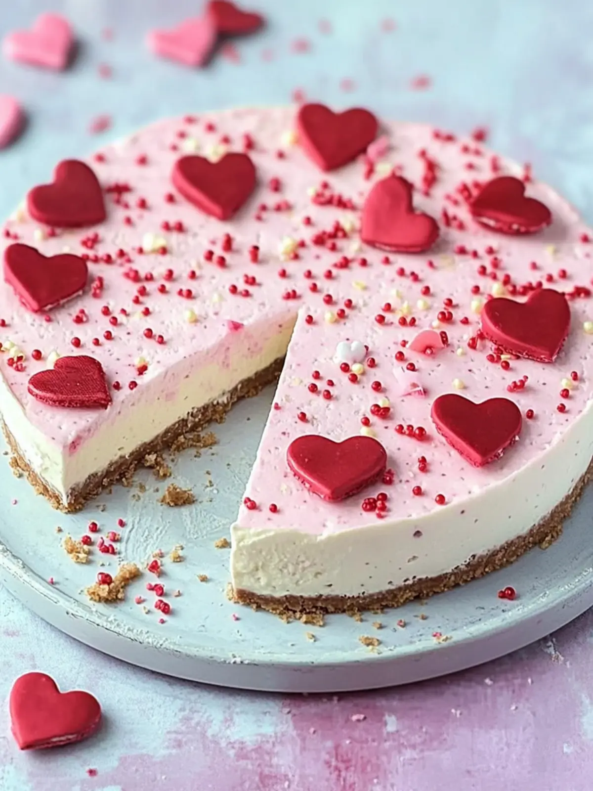 Irresistible Valentine’s Day Cheesecake for Sweethearts