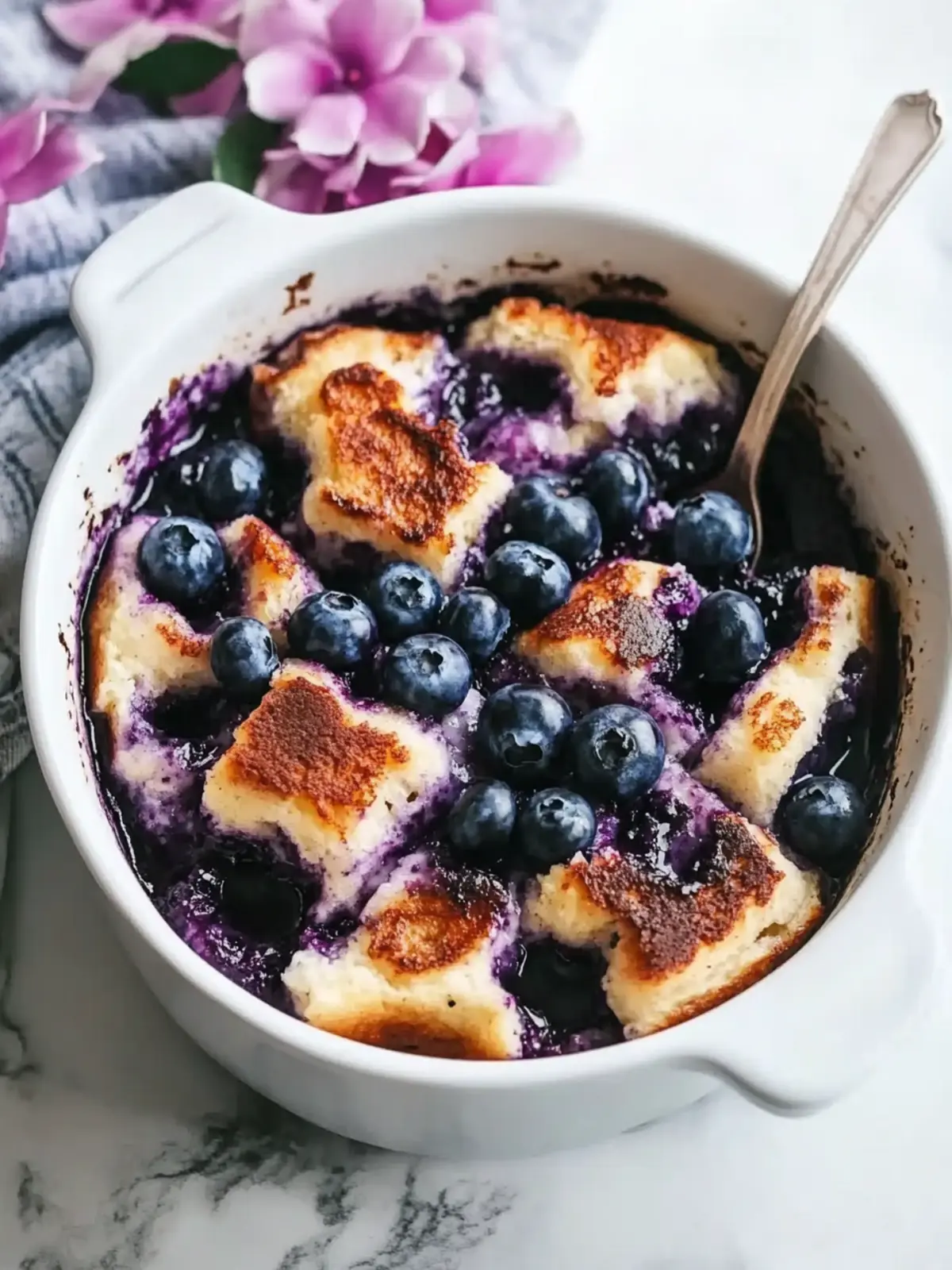 Delicious Overnight Blueberry French Toast Casserole Magic