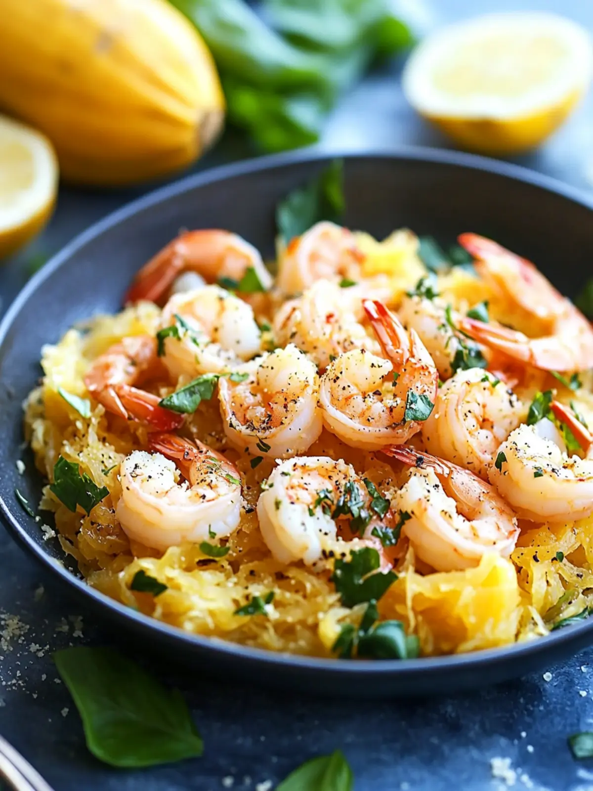 Ultimate Shrimp Scampi Spaghetti Squash Recipe That's Delicious