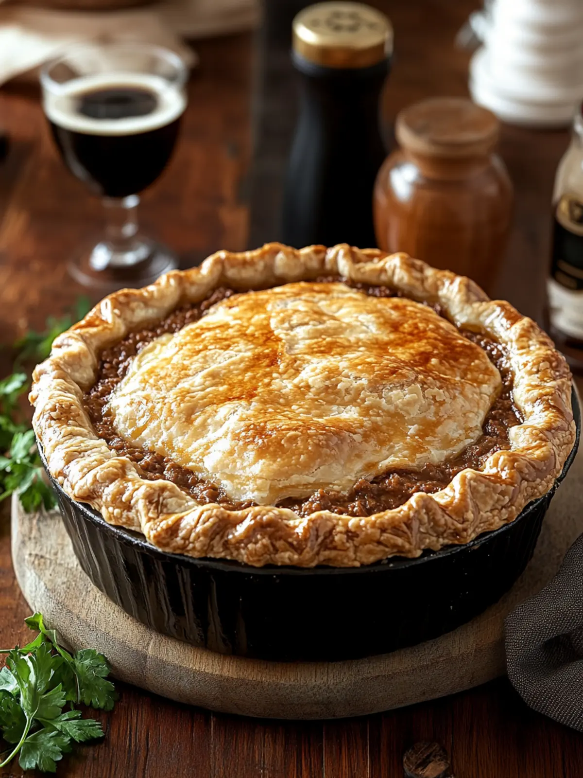 Irresistible Minced Beef and Guinness Pie Recipe