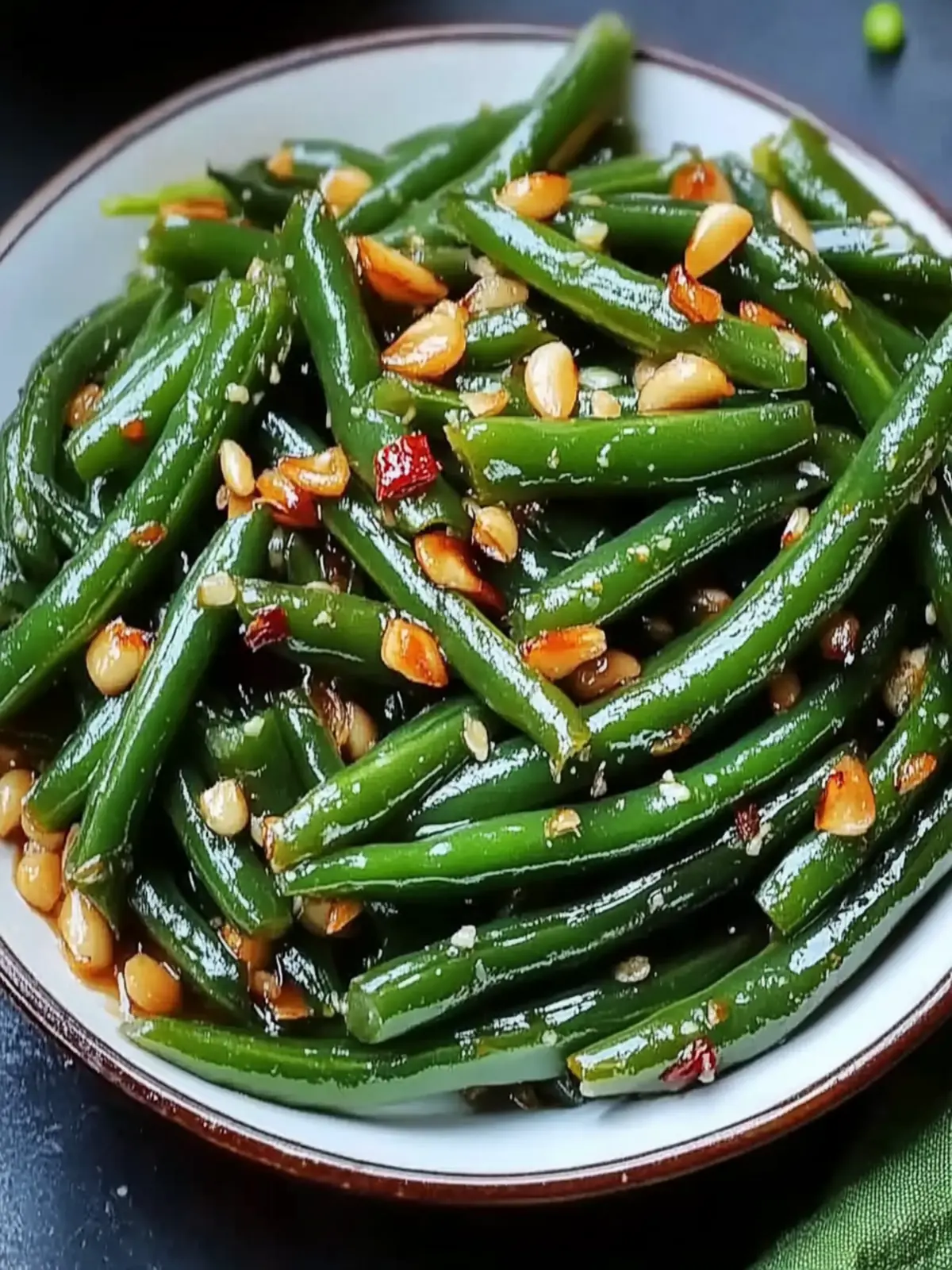 Delicious Chinese Green Beans With Garlic Sauce in Minutes