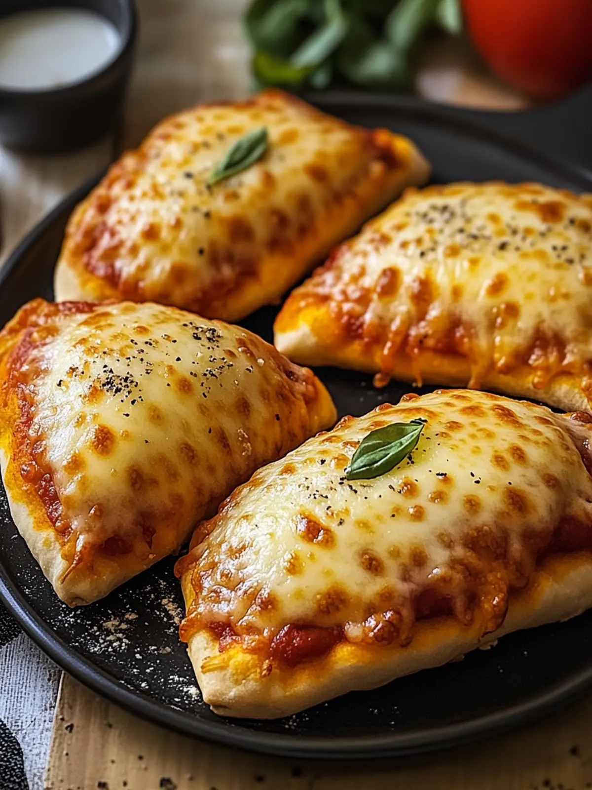 Irresistible Cheesy Pizza Pockets: A Delicious Homemade Treat
