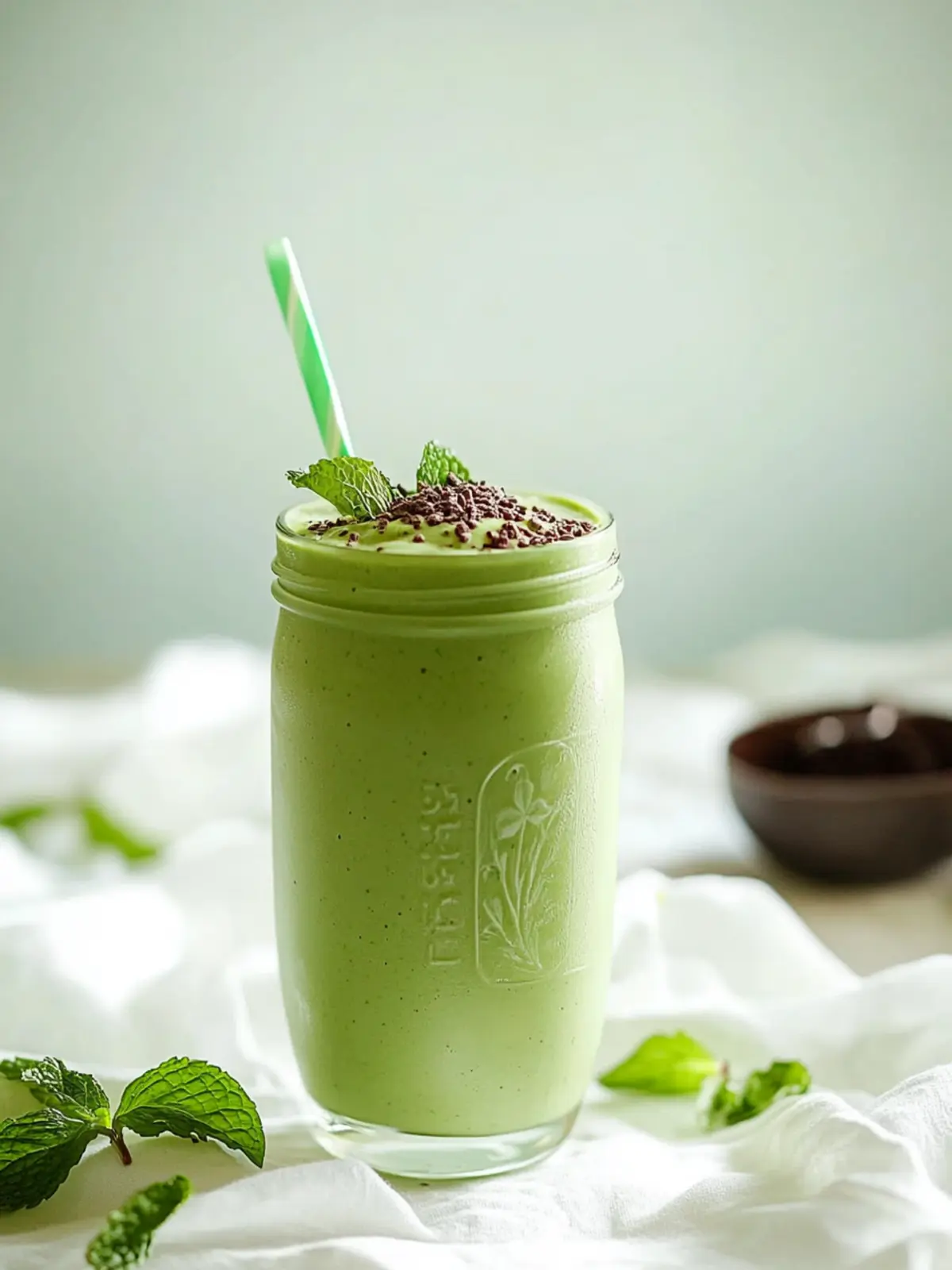 Shamrock Mint Banana Smoothie: A Delicious Creamy Delight