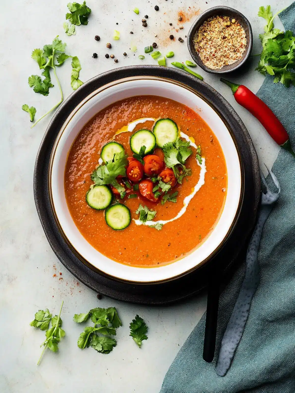 Ultimate Spicy Gazpacho: Delicious, Refreshing, and Easy!